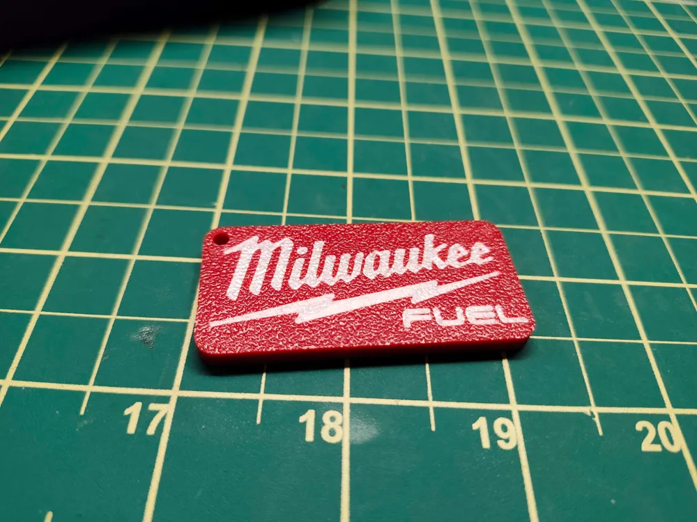 Milwaukee Fuel Keychain ( Face Down ) by Tri-3D - MakerWorld