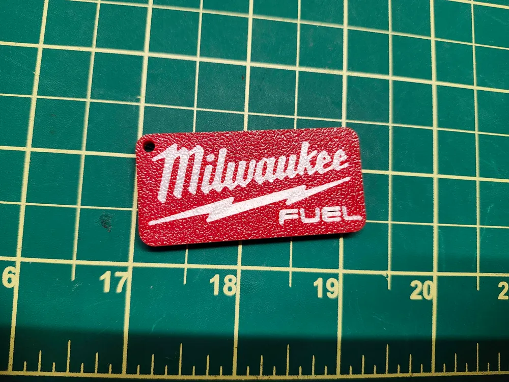 Milwaukee Fuel Keychain ( Face Down ) by Tri-3D - MakerWorld