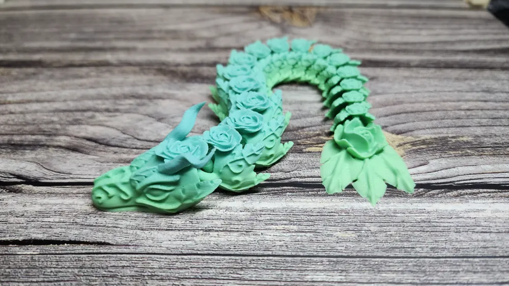 Rose Serpent by XTRUD3D MakerWorld: Download Free 3D Models