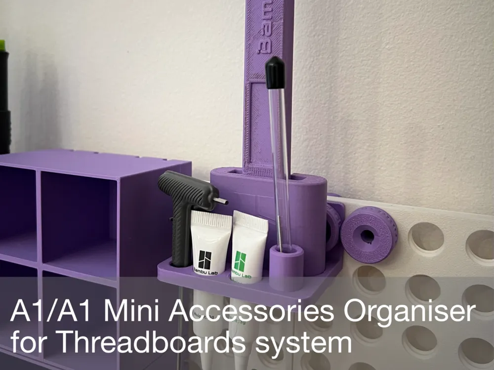 A1/A1 Mini Accessories organiser for Threadboard by lorenzomakesthings ...