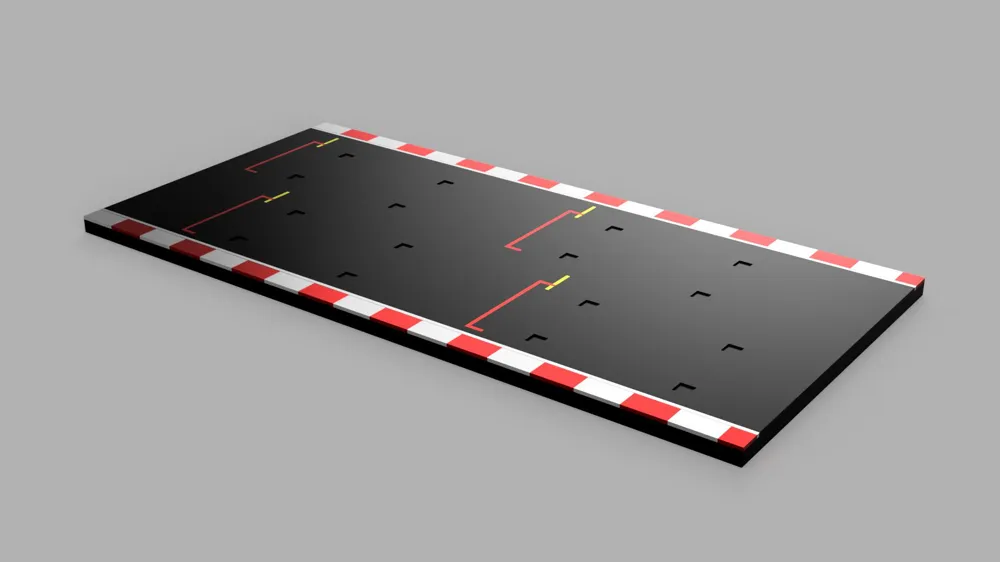 1/64 Scale Model Race Track Starting Grid - 4 Cars by Five1T MakerWorld ...