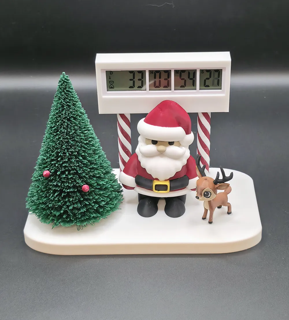 Christmas Santa digital countdown by Simpson MakerWorld: Download Free ...