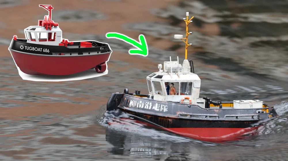 Accessory for RC TUGBOAT 686 - Free 3D Print Model - MakerWorld