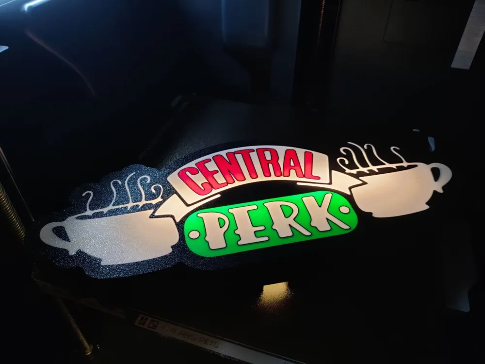 Central Perk Light Box Friends by julianfj MakerWorld: Download Free 3D ...