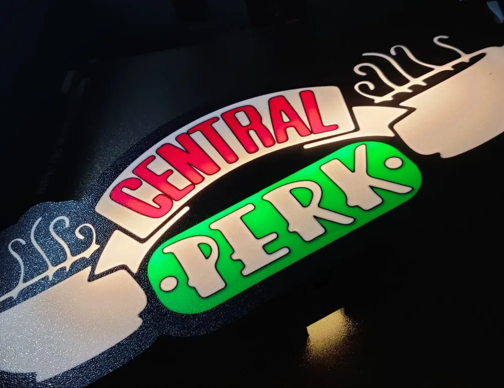 Central Perk Light Box Friends by julianfj MakerWorld: Download Free 3D ...