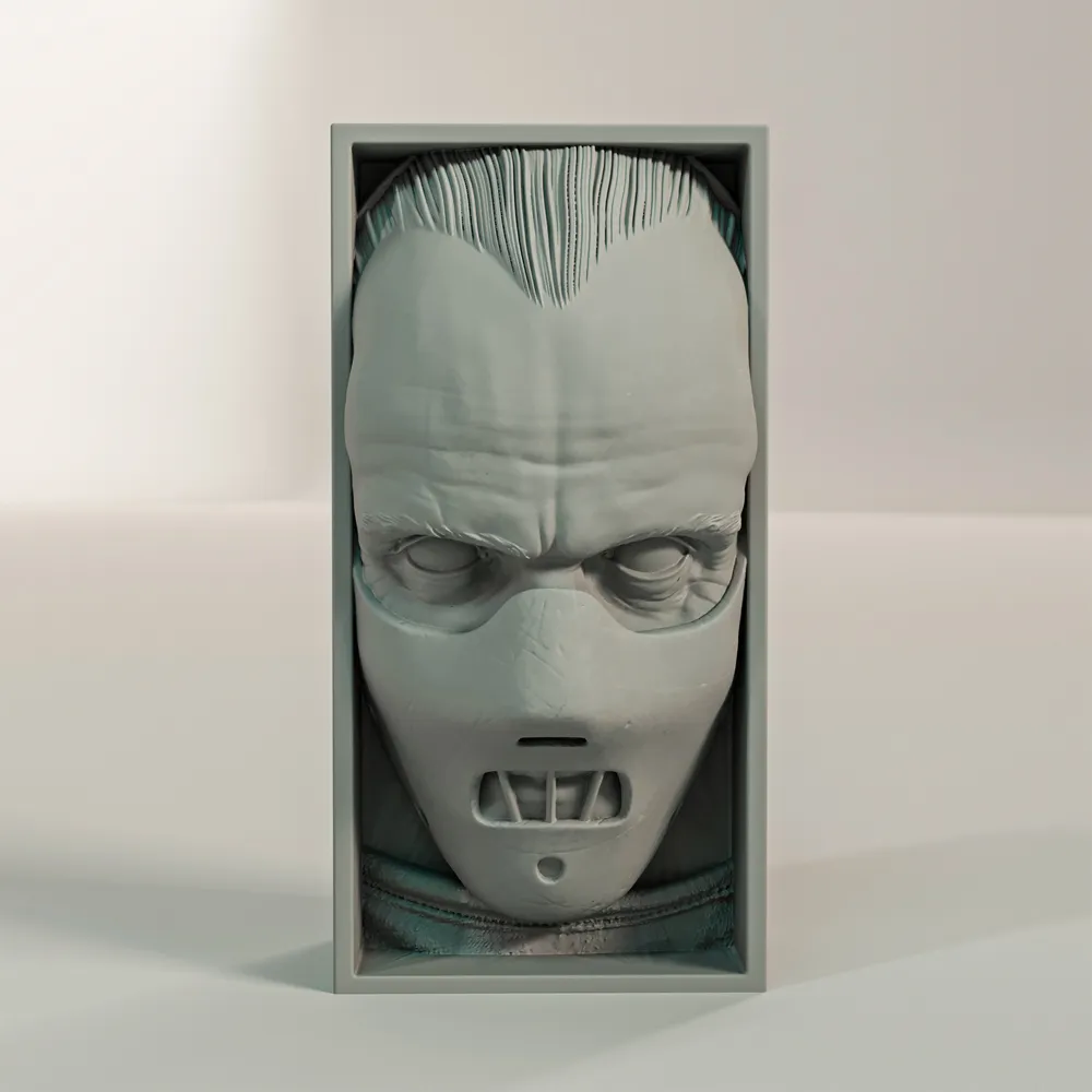 Hannibal Lecter Book Nook and Wall Mount - Free 3D Print Model - MakerWorld