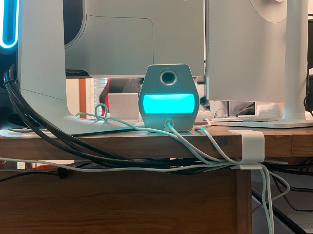 Desk cable clip (grip strength improve updated) by DMIC Solution ...