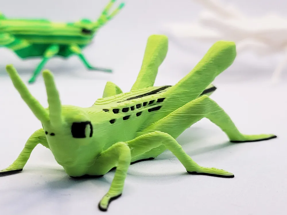 Grasshopper Jumping - Free 3D Print Model - MakerWorld