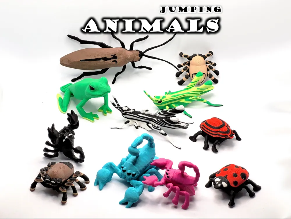 Grasshopper Jumping - Free 3D Print Model - MakerWorld