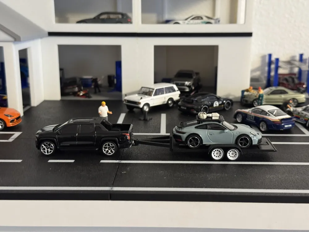 1/64 Scale Chevrolet Silverado EV Hot Wheels Tow Truck by Petroslav04 ...