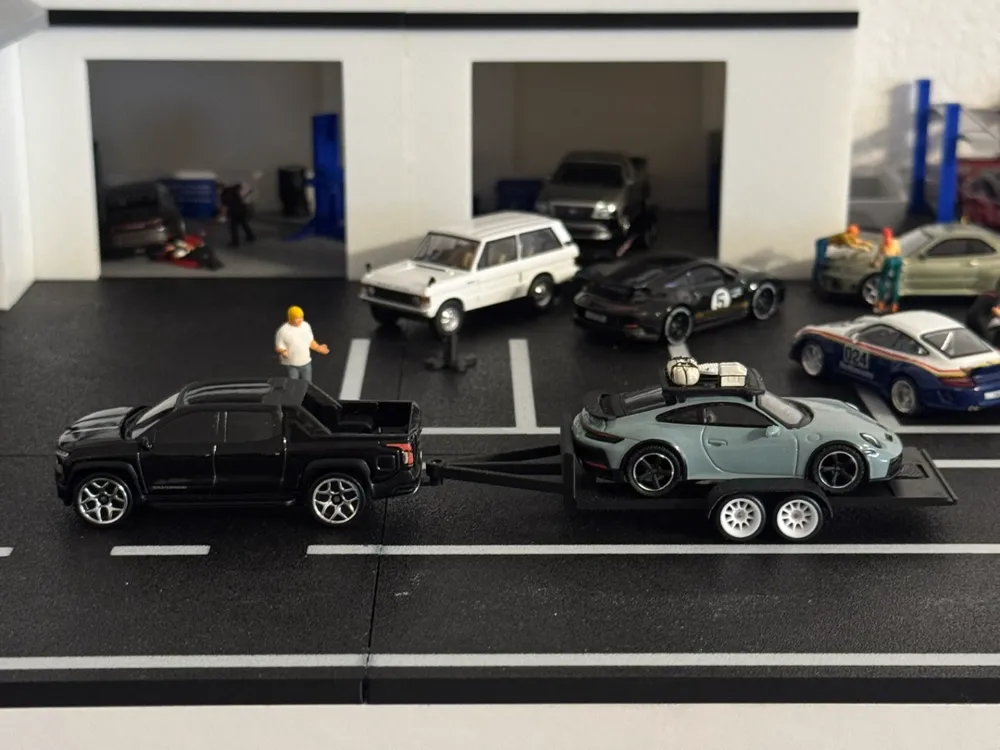 1/64 Scale Chevrolet Silverado EV Hot Wheels Tow Truck by Petroslav04 ...