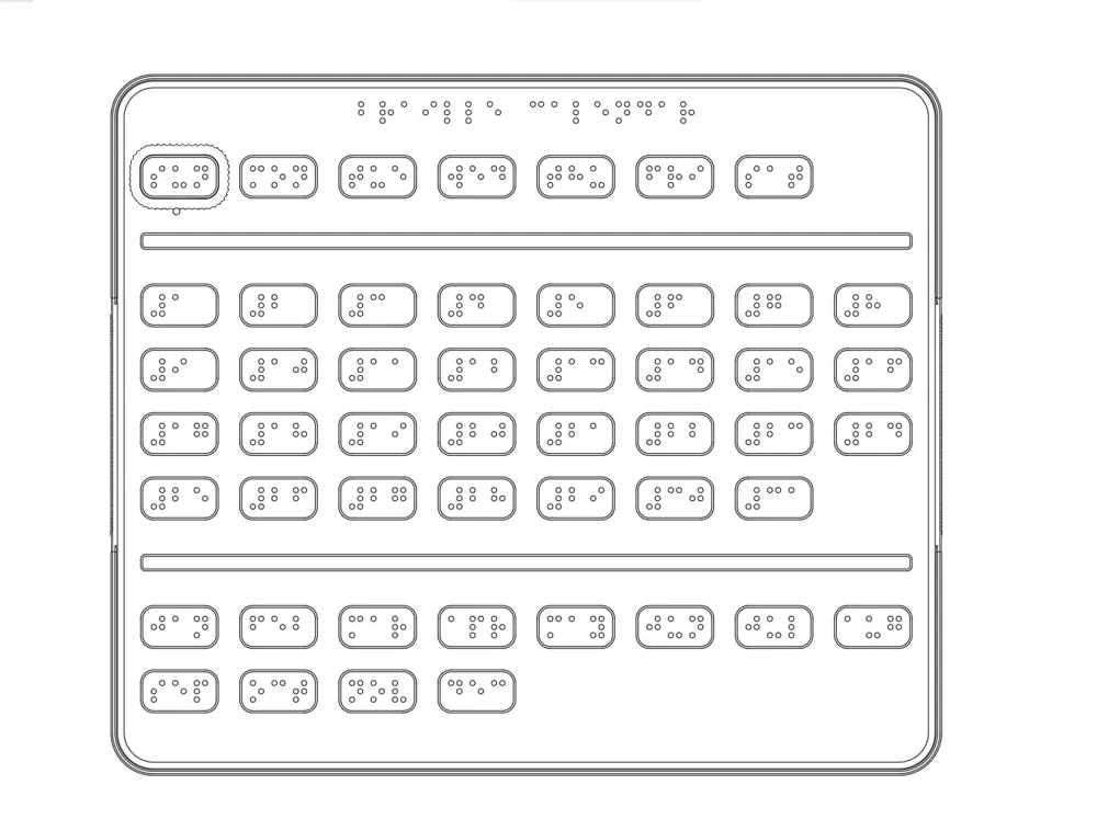 Perpetual Tactile Braille Calendar by misenique MakerWorld: Download ...