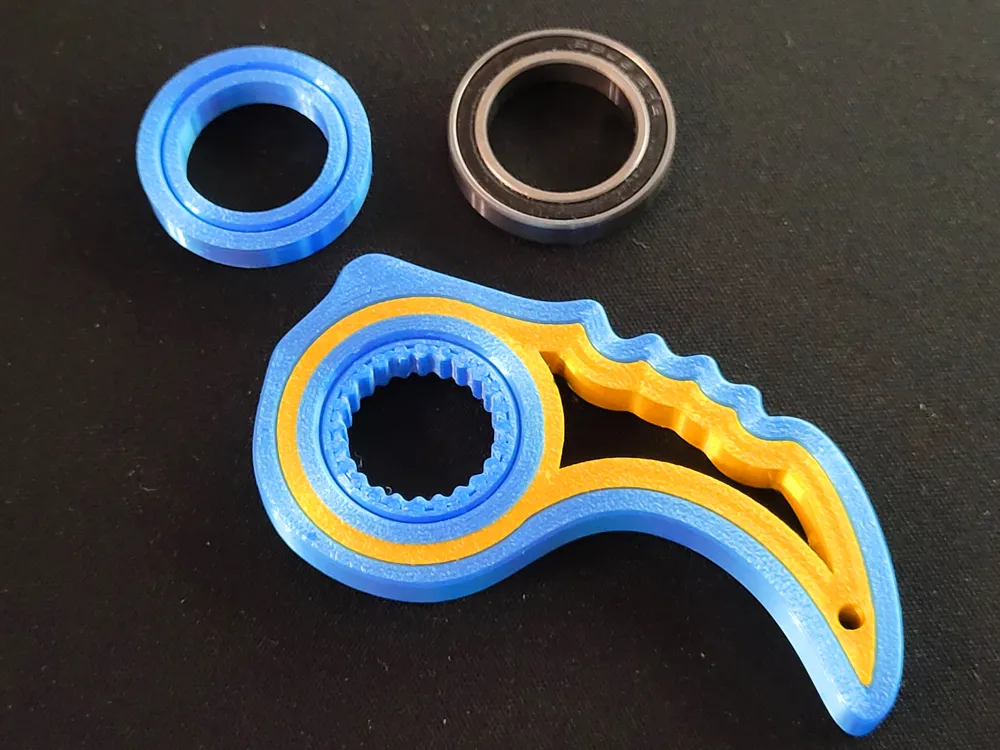 6803 bearing for keyspinners (print in plase) by Tripo.yt MakerWorld: Download Free 3D Models