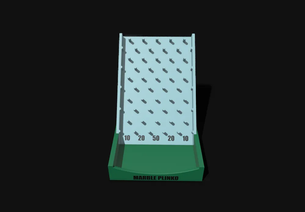 Marble Plinko - Free 3D Print Model - MakerWorld