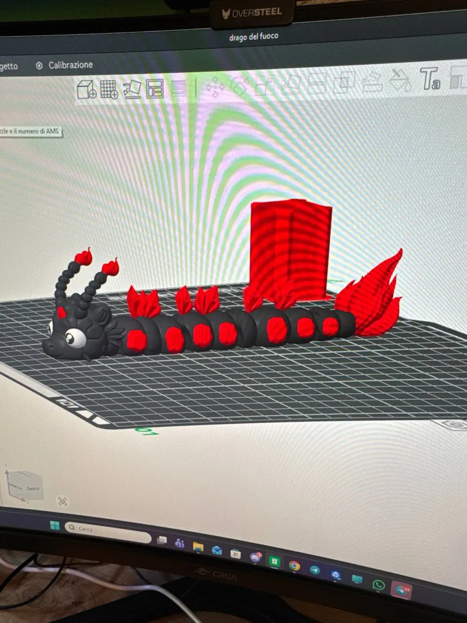 Flexi Fire Dragon - Free 3D Print Model - MakerWorld