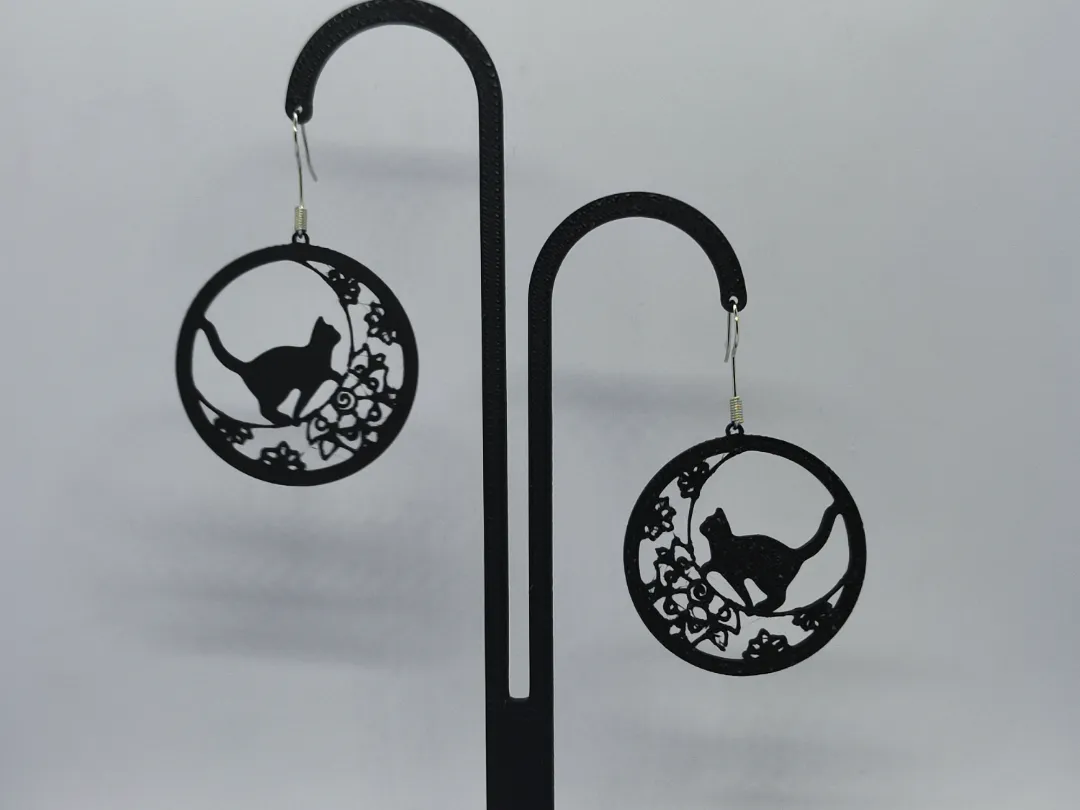 Pendientes Hechizo de Gato - Modelo de impresión 3D gratuito - MakerWorld