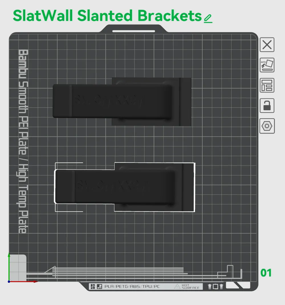 Slatwall slanted keyboard shelf brackets by Maximvs MakerWorld ...