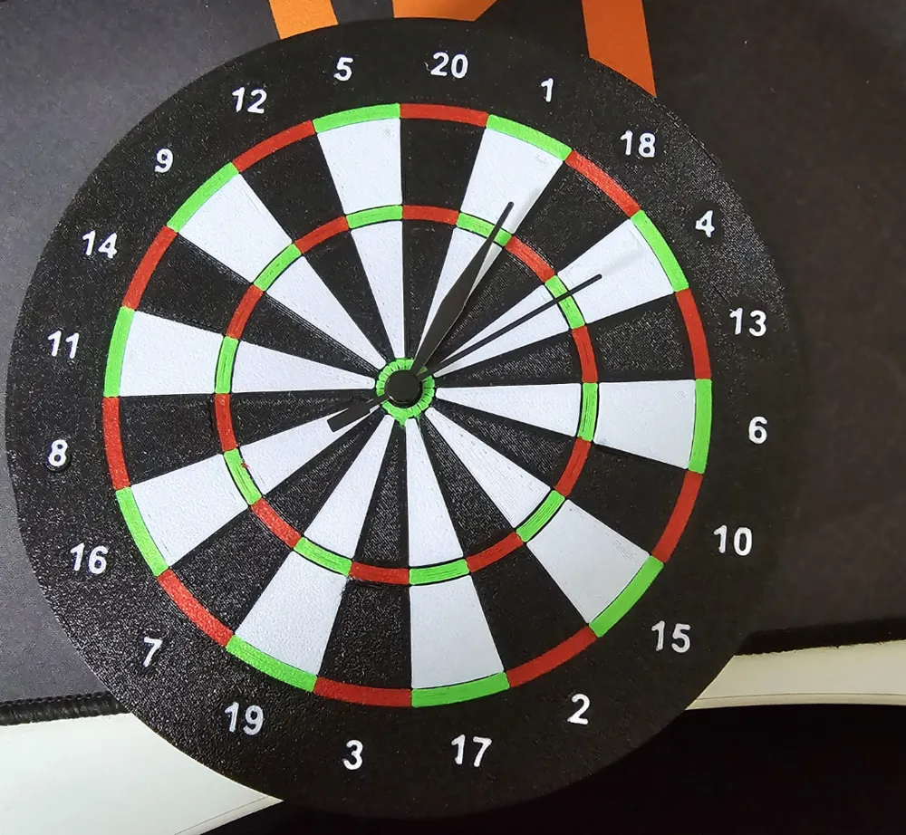 Dart Clock by Tim - MakerWorld