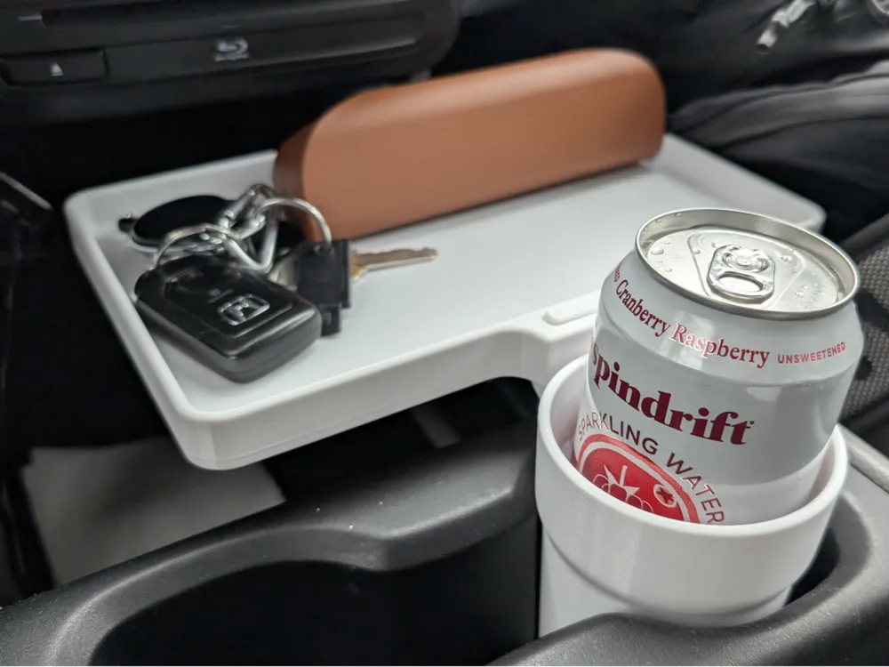 Universal Car Cup Holder Tray Attachment - Free 3D Print Model - MakerWorld