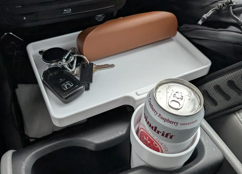 Universal Car Cup Holder Tray Attachment - Free 3D Print Model - MakerWorld