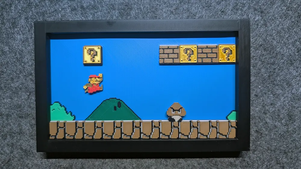 Super Mario Bros. Wall Art by Tomas Lindqvist - MakerWorld