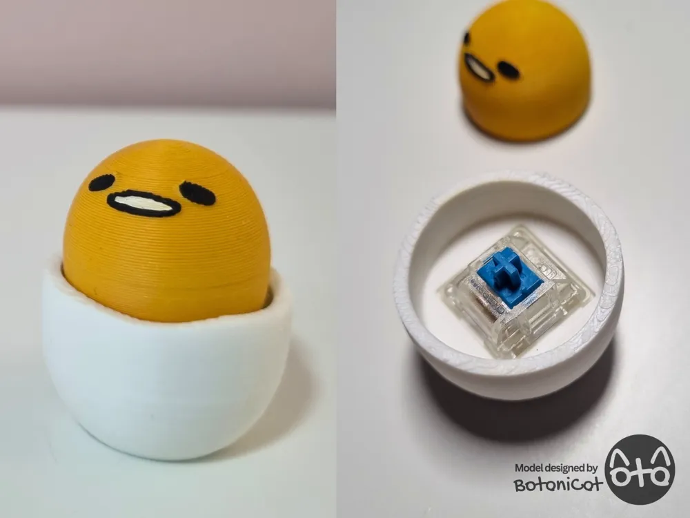 The Lazy Egg Clicker - Free 3D Print Model - MakerWorld