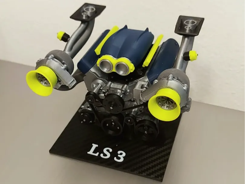 Motor mount for LS3 engine model by Danko_Creates by Florian MakerWorld ...