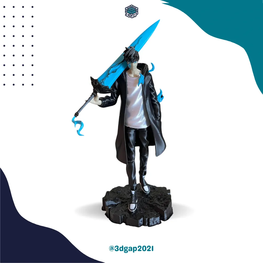 Sung Jinwoo Solo Leveling Remixed by 3DGAP MakerWorld: Download Free 3D Models