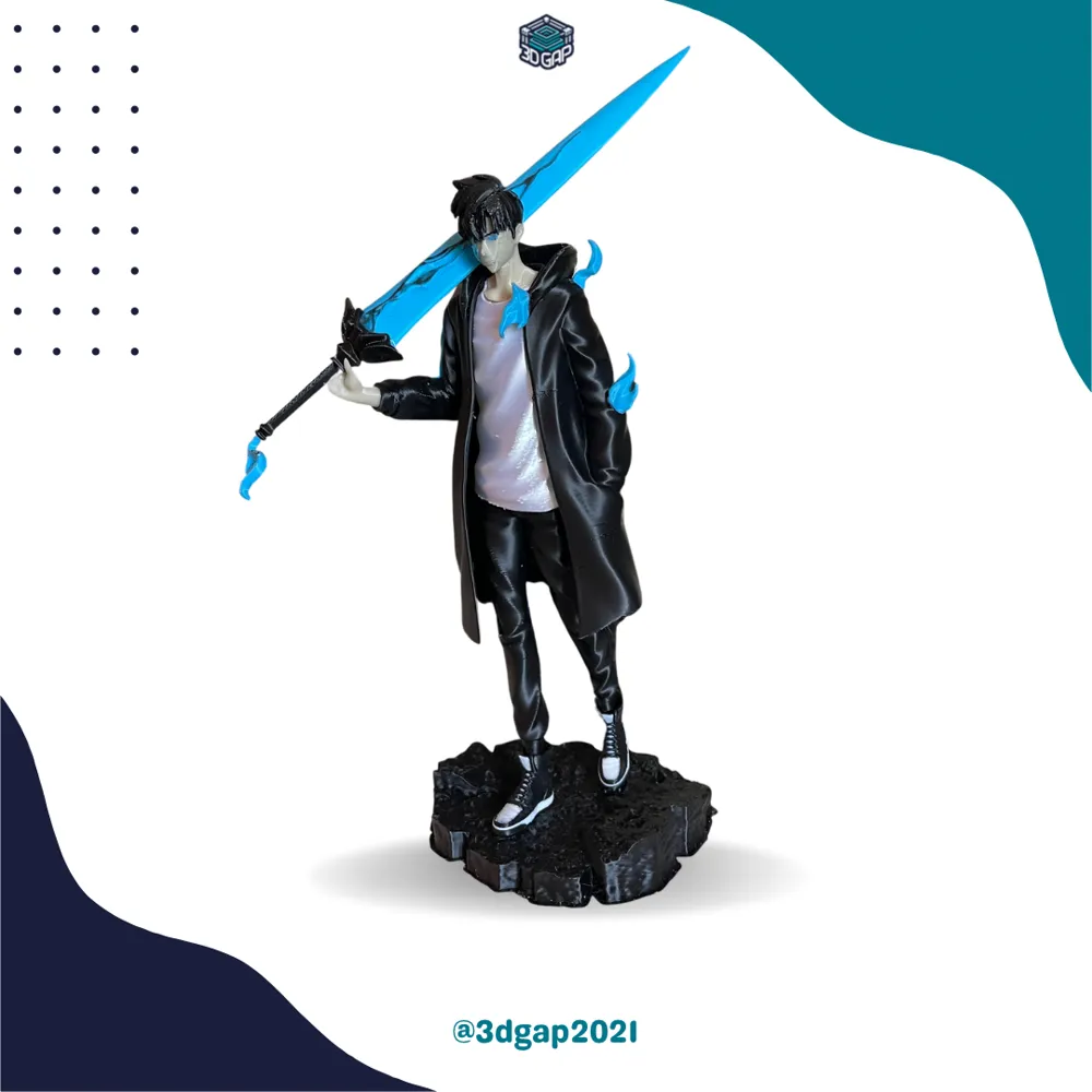 Sung Jinwoo Solo Leveling Remixed by 3DGAP MakerWorld: Download Free 3D Models