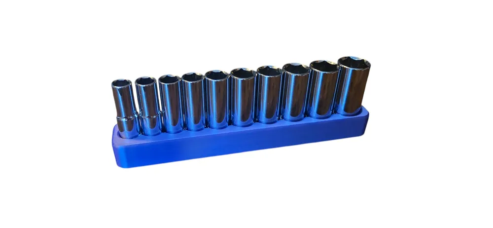 Quinn 3/8" Deep Metric Socket Set Organizer by Benjamin Rudy MakerWorld ...