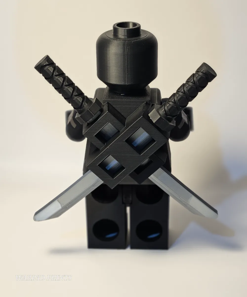 Big Brick **Snake Eyes** GI Joe - Free 3D Print Model - MakerWorld