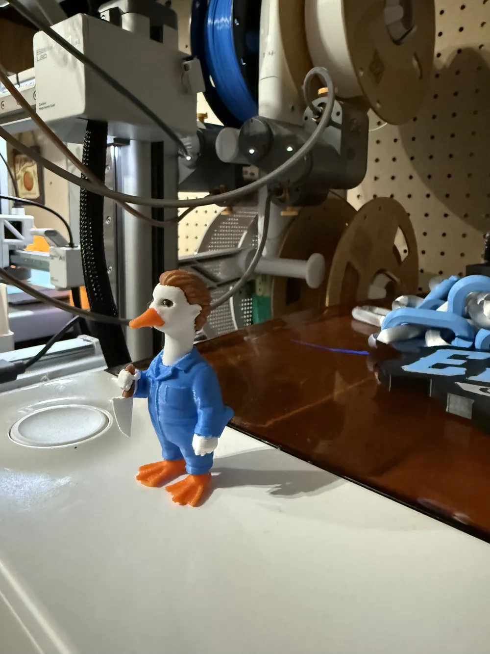 Desk Porch Goose Michael Myers - Free 3D Print Model - MakerWorld