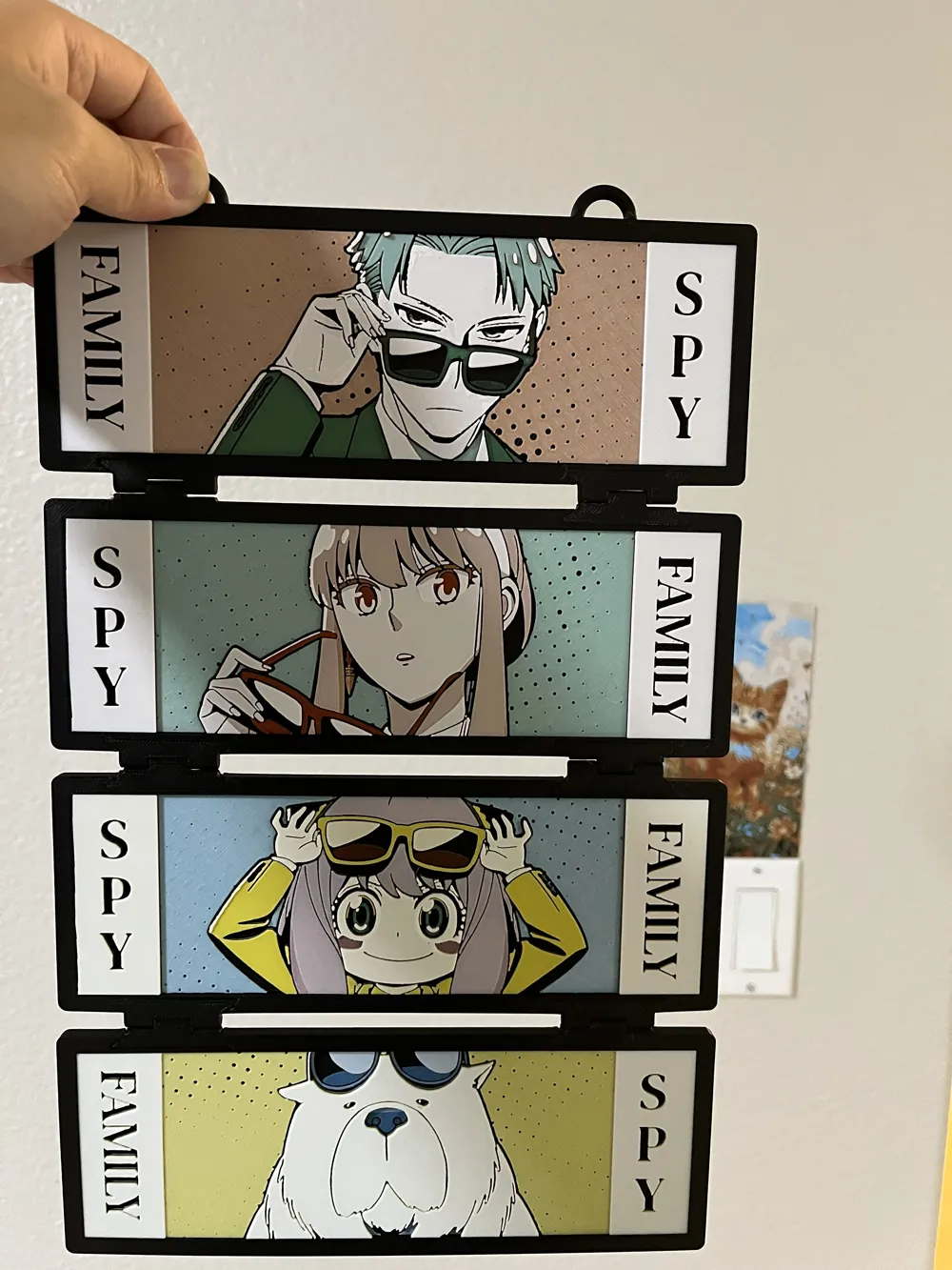 SPY×FAMILY Cool Mode | Modular Wall Display - Free 3D Print Model ...