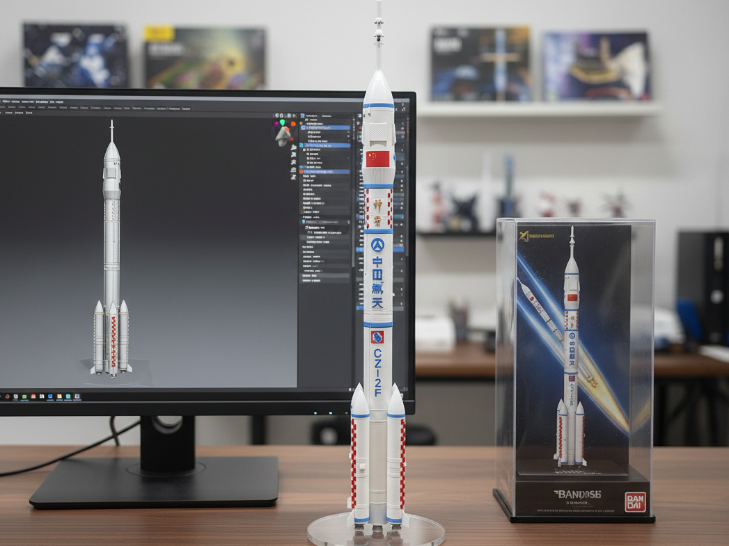 Long March 2F Height 1.16 meters 1:50 Print in parts Long March 2F ...