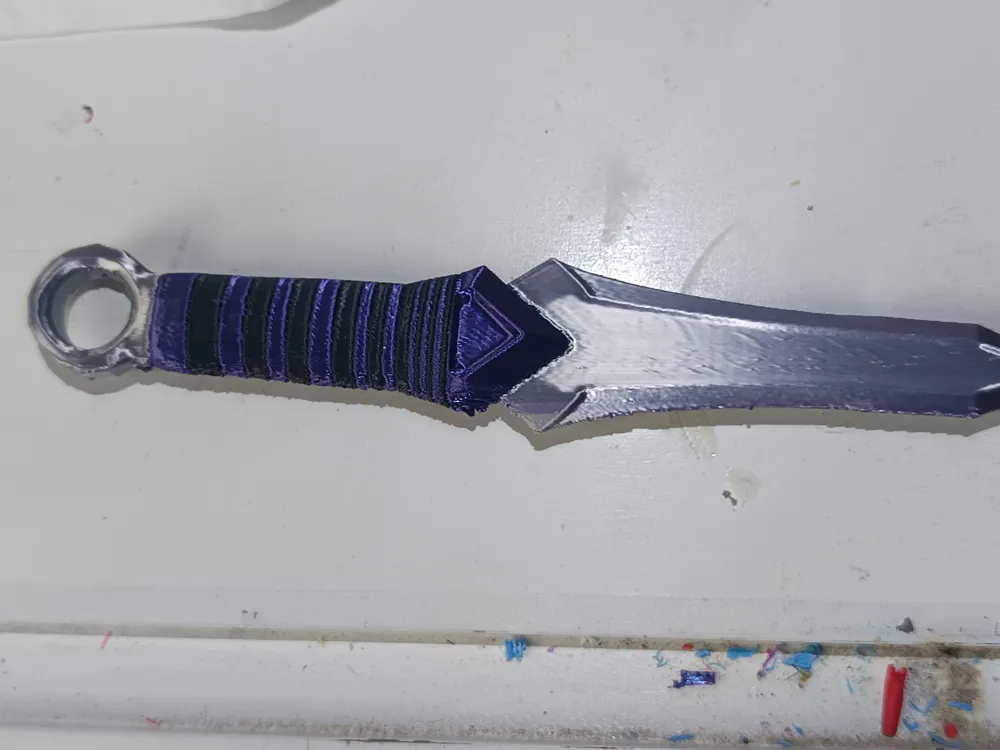 Genshin Dagger + Mark - Free 3D Print Model - MakerWorld