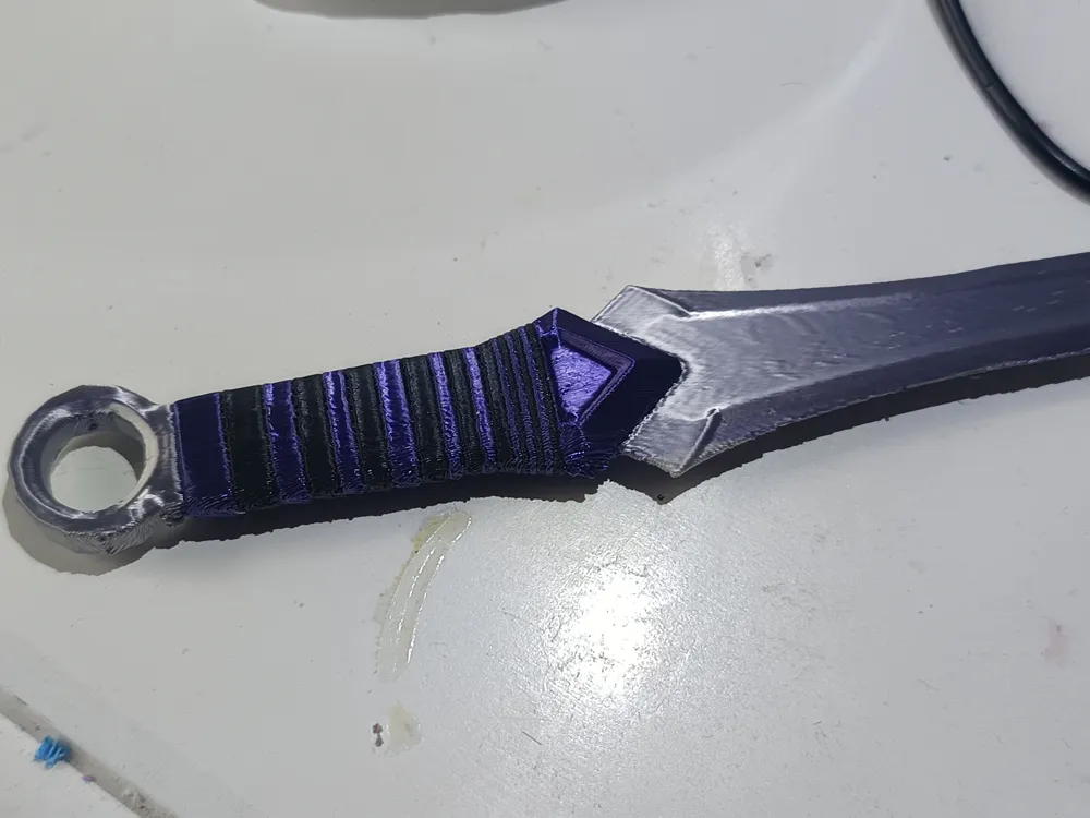 Genshin Dagger + Mark - Free 3D Print Model - MakerWorld