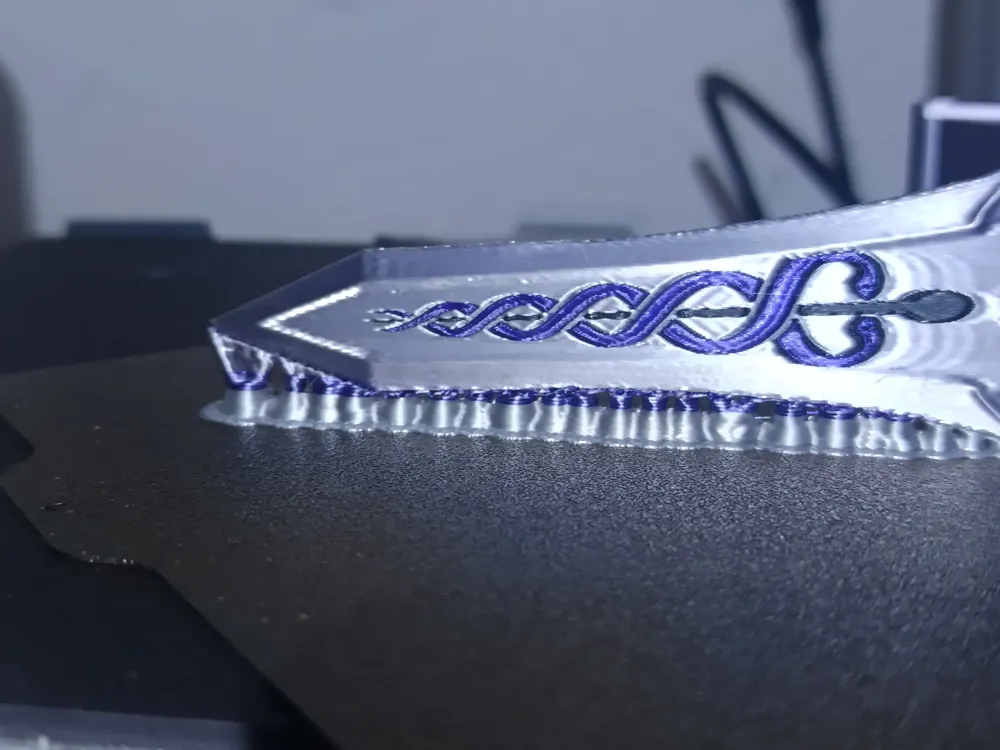Genshin Dagger + Mark - Free 3D Print Model - MakerWorld
