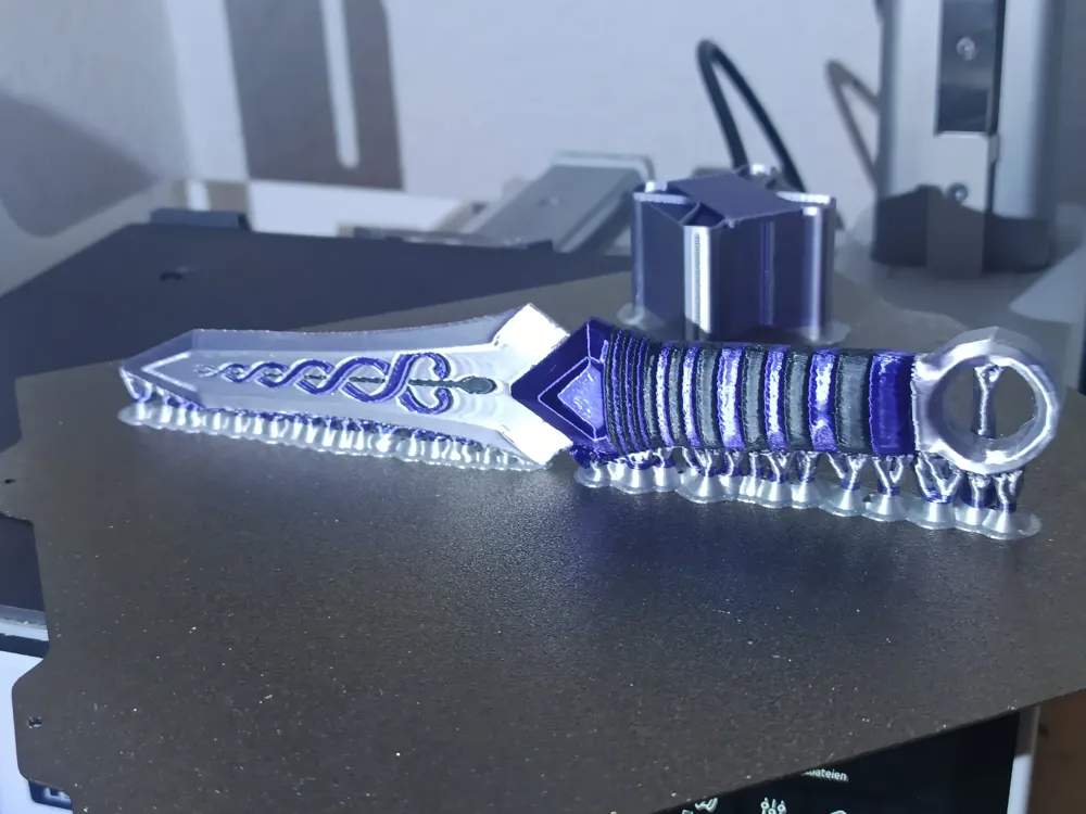 Genshin Dagger + Mark - Free 3D Print Model - MakerWorld