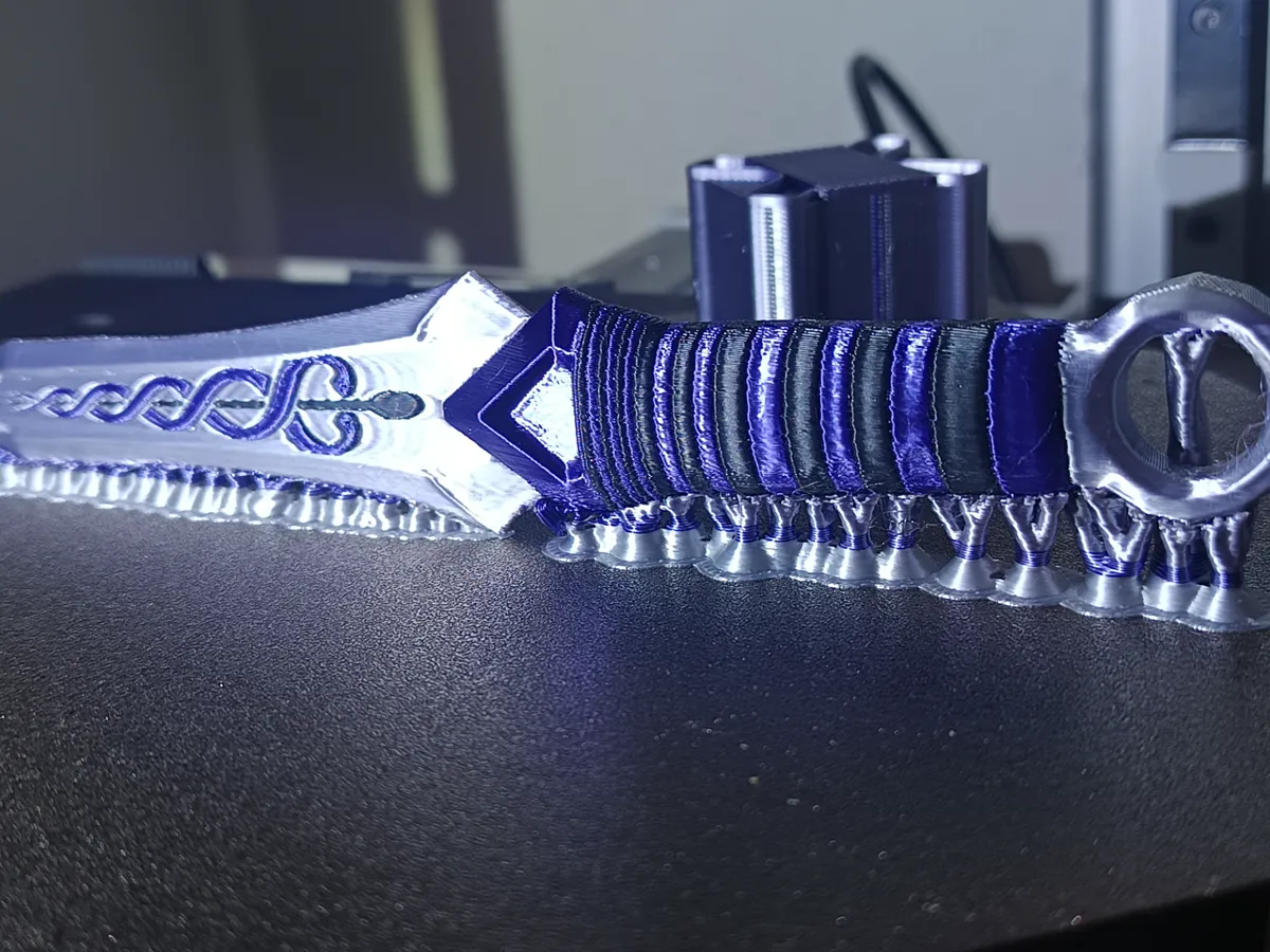 Genshin Dagger + Mark - Free 3D Print Model - MakerWorld