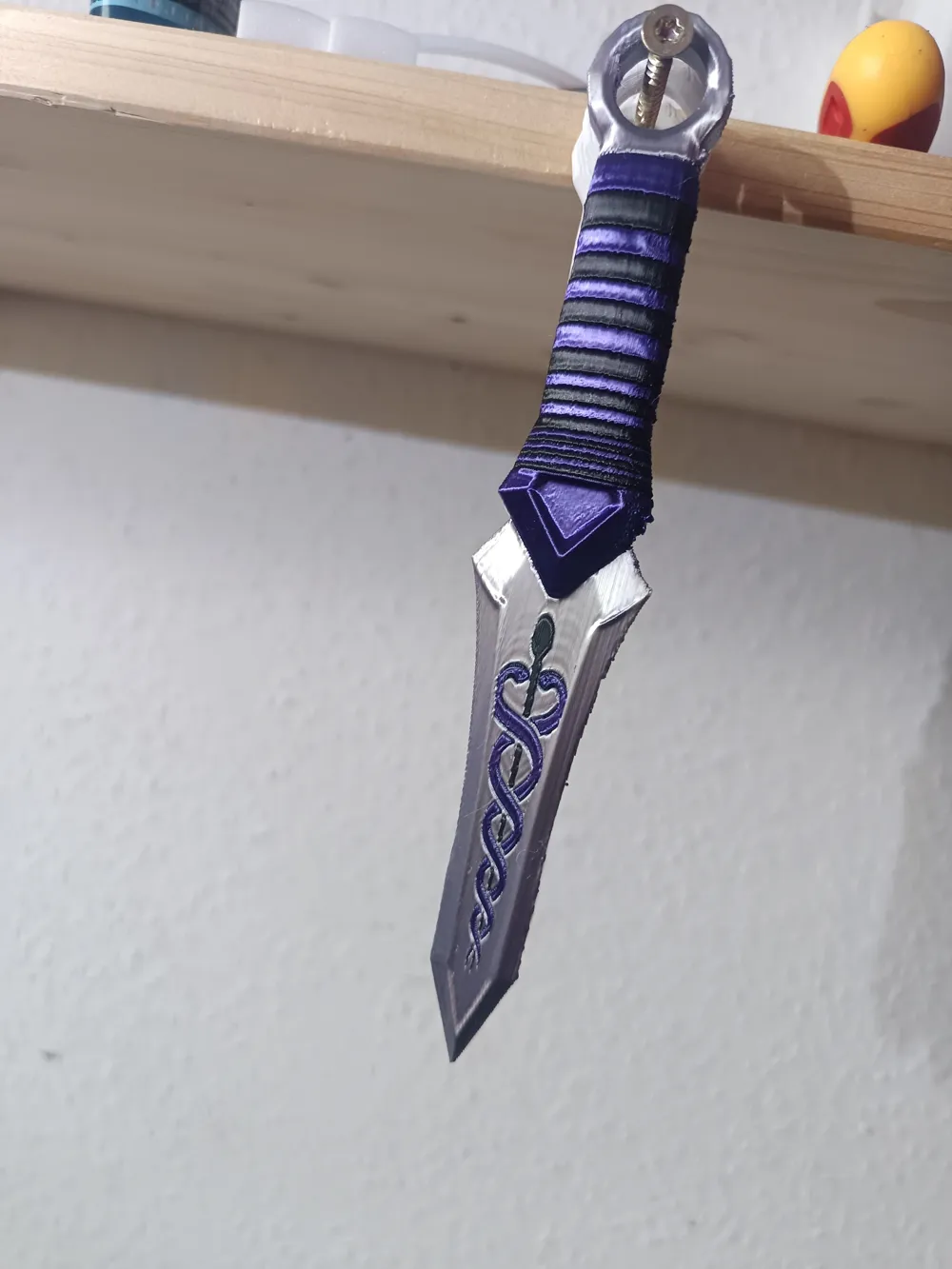 Genshin Dagger + Mark - Free 3D Print Model - MakerWorld