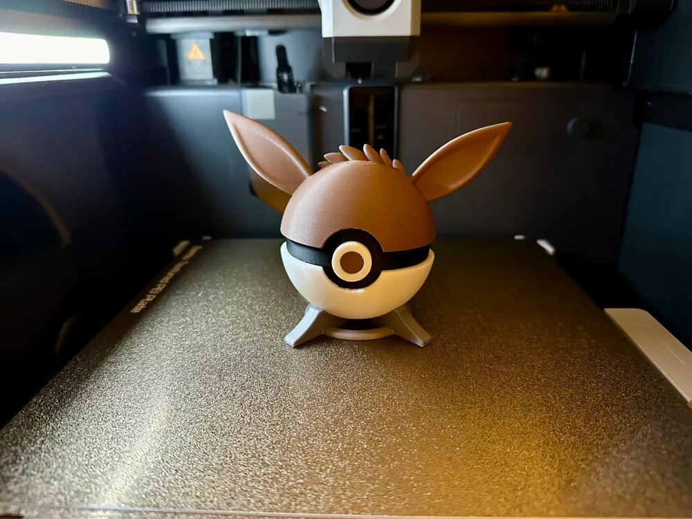 Pokeball stand for Eevee monster ball by Indibles - MakerWorld