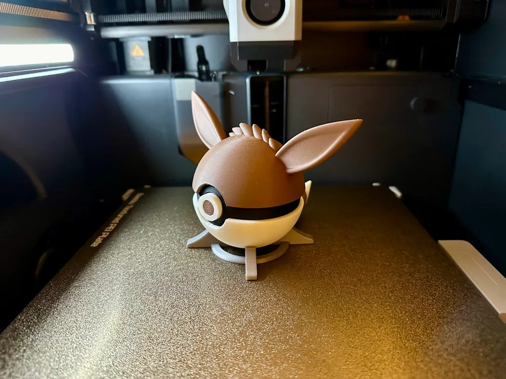 Pokeball stand for Eevee monster ball by Indibles - MakerWorld