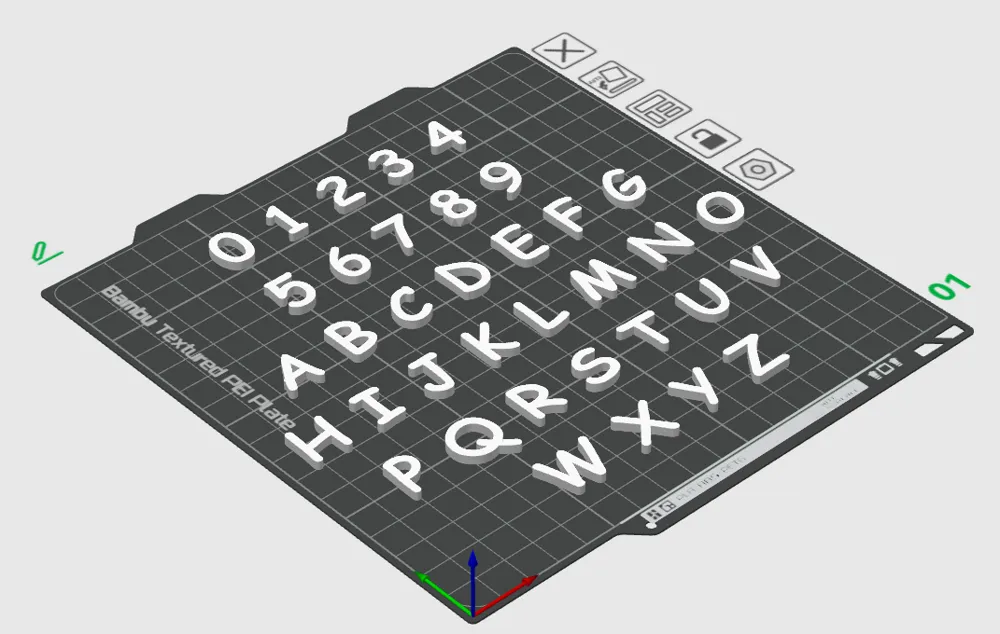 Alphabet Letters & Numbers - Comic Sans MS by Everyday3D MakerWorld ...
