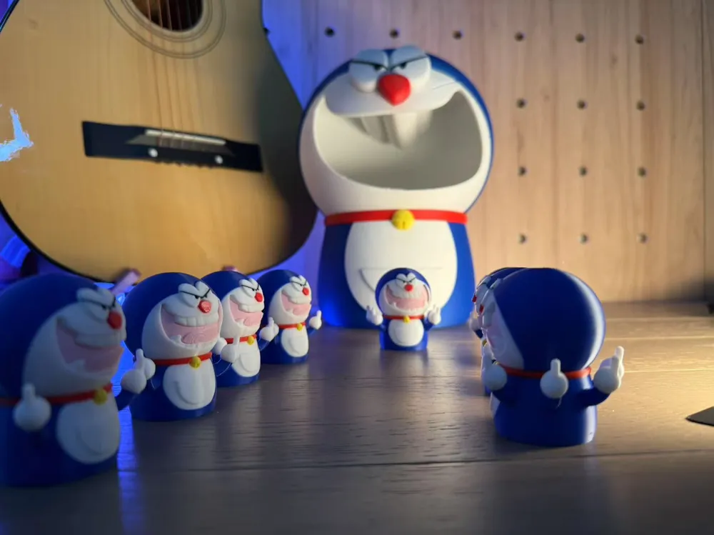 [NoAms] Doraemon Desk Trash Can by 肌肉弗兰奇 MakerWorld: Download Free 3D ...