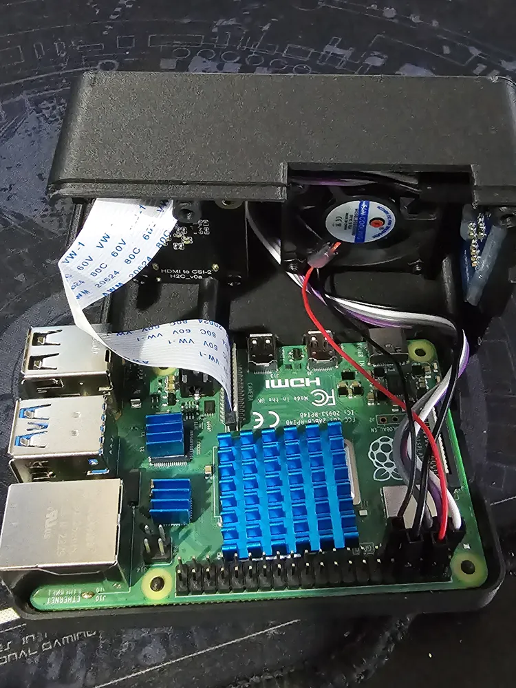 DIY PiKVM Case (Pi 4) Remixed by user_2268579261 MakerWorld: Download ...