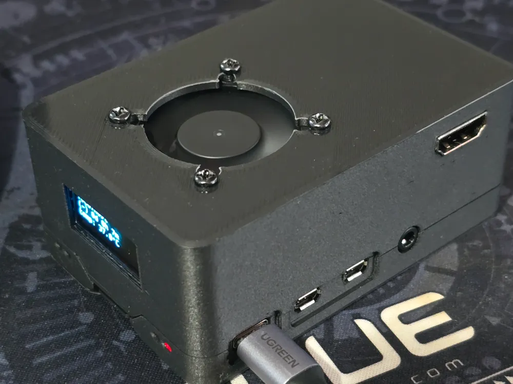 DIY PiKVM Case (Pi 4) Remixed by user_2268579261 MakerWorld: Download ...