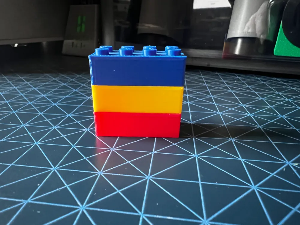 Lego Brick 2x4 FUNCTIONAL REAL SCALE!!! - Free 3D Print Model - MakerWorld