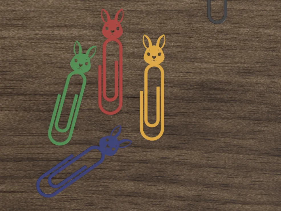 Paperclip Bunny by Lars - MakerWorld