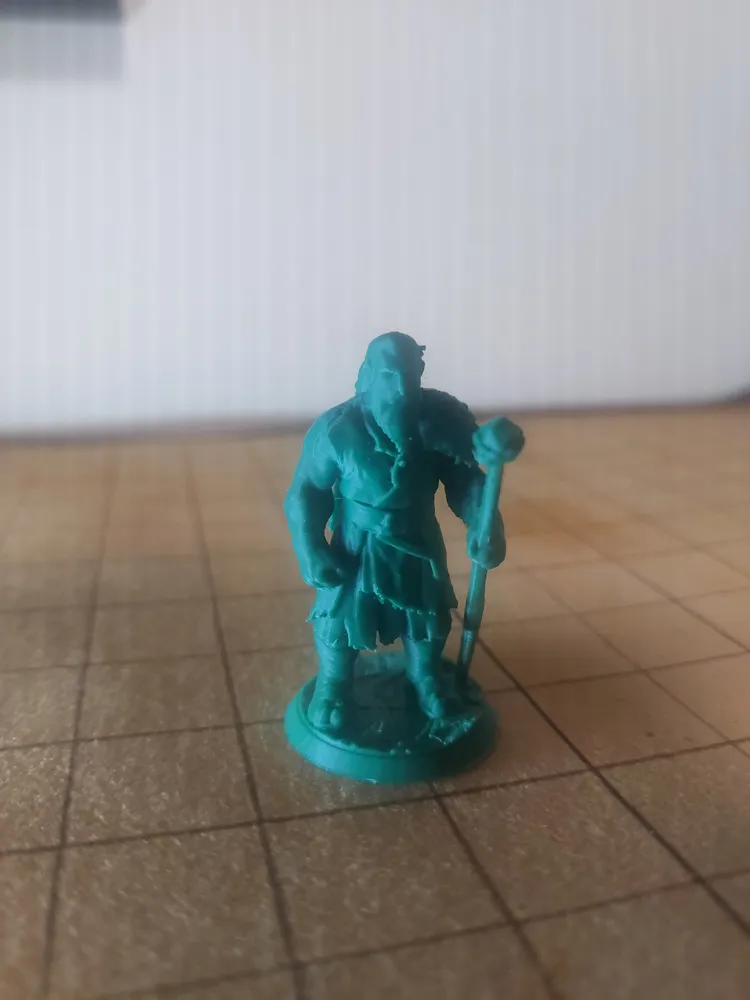 Gruff - Goliath / Human Druid - DnD Pathinder Mini - Free 3D Print ...