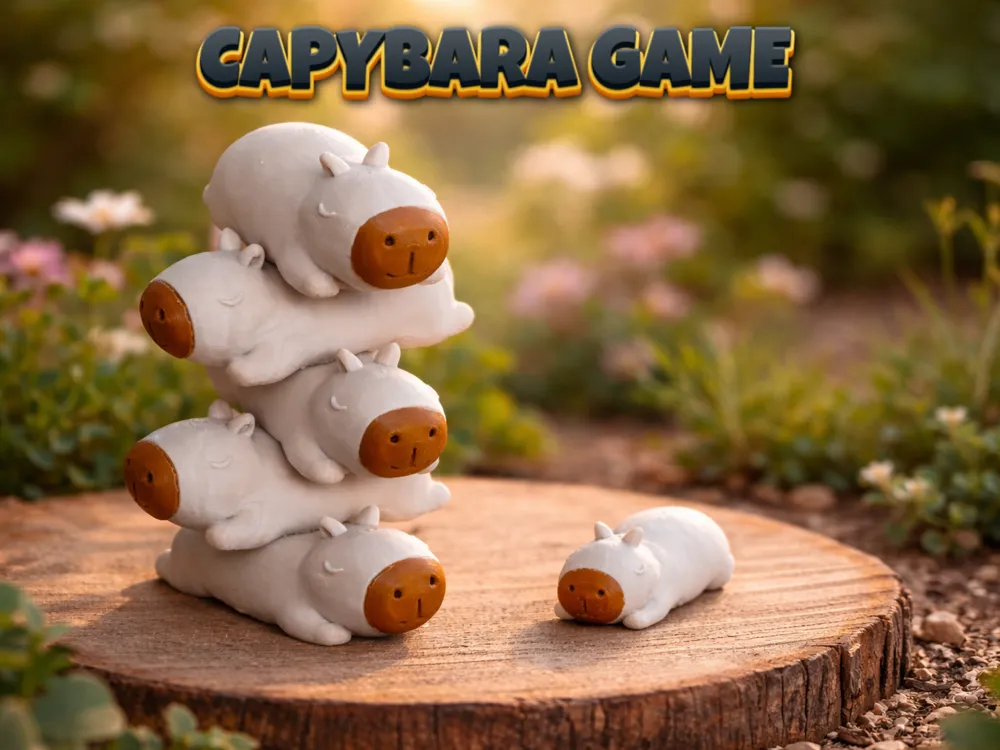 CAPYBARA GAME - Free 3D Print Model - MakerWorld
